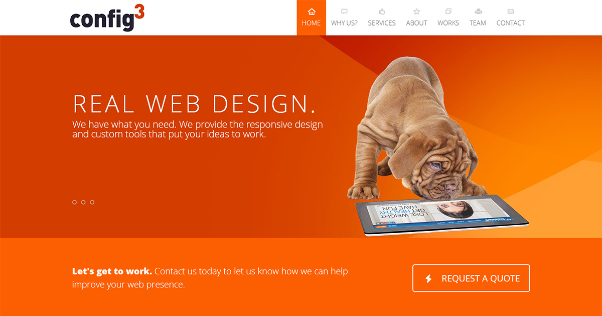 Config3 - Web site design for the modern internet.